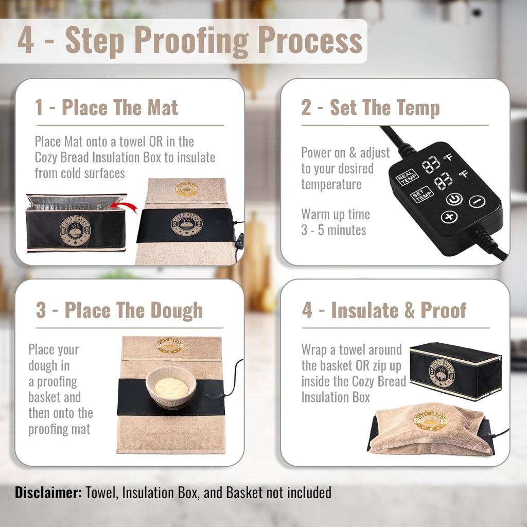 Sourdough Game: The Cozy Bread® Proofing Mat Revolution - First Grade ...