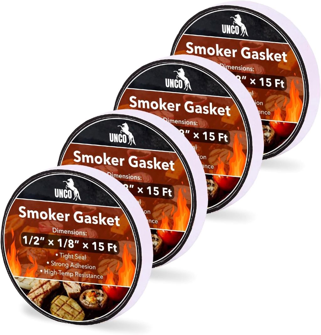 UNCO 4-Pack High-Temp Smoker Grill Gasket-Review - First Grade Appliances